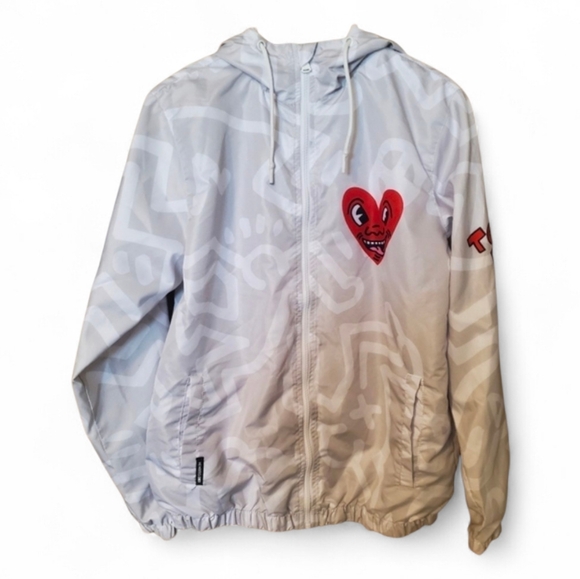 Members Only | Jackets & Coats | Keith Haring X Members Only White Gray ...